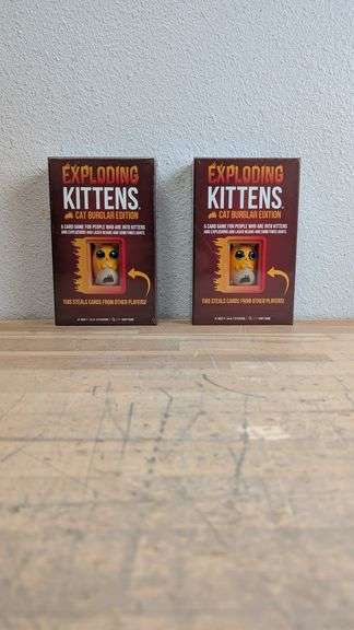 Exploding Kittens® Cat Burglar Edition Card Game Set of 2 | Open Box ...