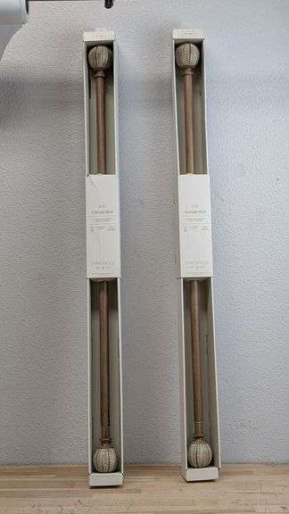 THRESHOLD Curtain Rod Set of 2 36"-66" | Open Box - Rio Grande Trade