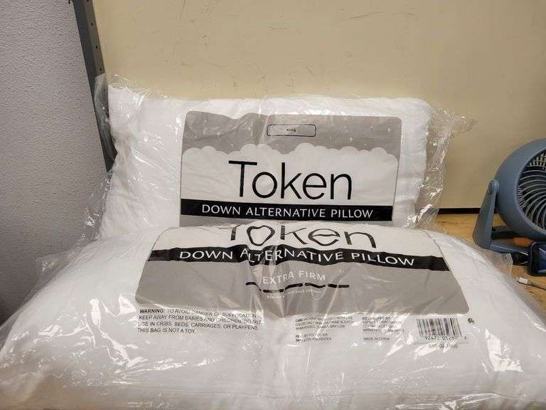 Token Extra Firm King Size 2 Pack Pillows | Open Box - Rio Grande Trade