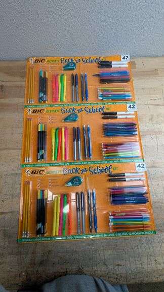 BIC Ultimate Back To School Kit 42 CT Set of 3. | Open Box - Rio Grande ...