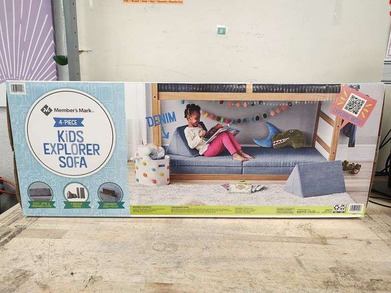 MEMBER'S MARK 4-Piece Kids' Explorer Sofa | Like New - Rio Grande Trade