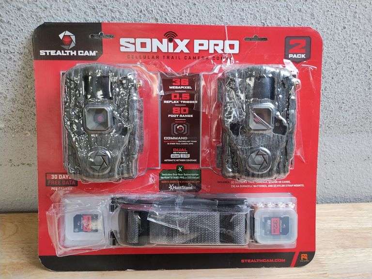 STEALTH CAM Sonix Pro Cellular Trail Camera Combo | Open Box - Rio ...