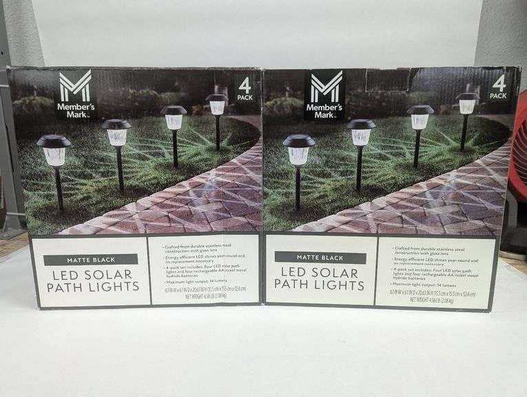 Members Mark LED Solar Path Lights 8 Pack | Open Box - Rio Grande Trade