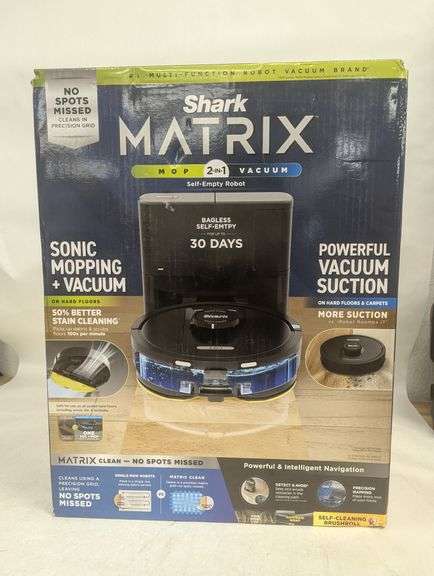 Shark MATRIX 2-in-1 Self-Empty Robot Mop & Vacuum | Like New - Rio ...