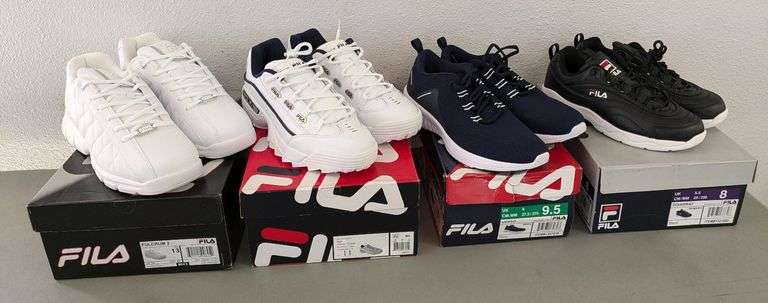FILA Shoes BUNDLE - Fulcrum 3 (White, 13M), Hometown (White/Navy, 11M ...