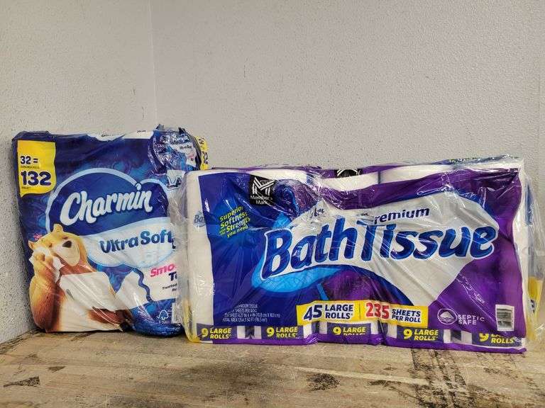 Bath Tissue Bundle-MEMBER'S MARK Bath Tissue 45 Large Rolls & CHARMIN ...