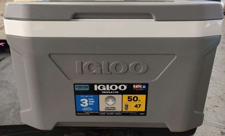 IGLOO Profile II 50 Qt. Chest Cooler | Open Box - Rio Grande Trade