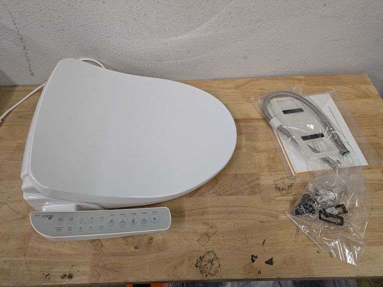 BIO BIDET HD-7000 Electric Bidet Seat for Elongated Toilets in White ...