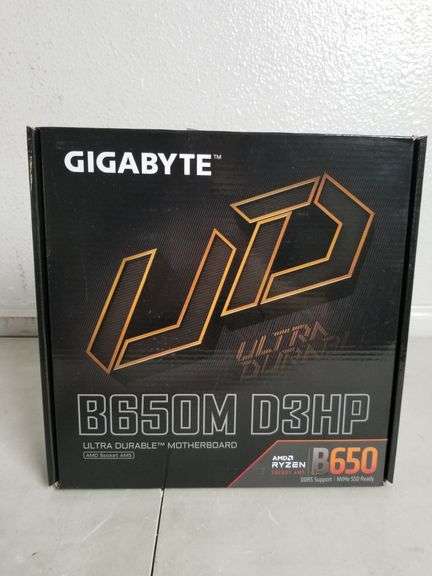 GIGABYTE B650M D3HP Ultra Durable Motherboard AMD Socket AM5. DDR5 ...
