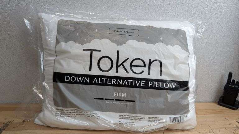 TOKEN Down Alternative Pillow Standard/ Queen | Open Box - Rio Grande Trade