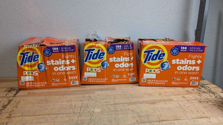 Tide PODS Laundry Detergent Pacs, Spring Meadow, 156 ct. Set of 3 ...