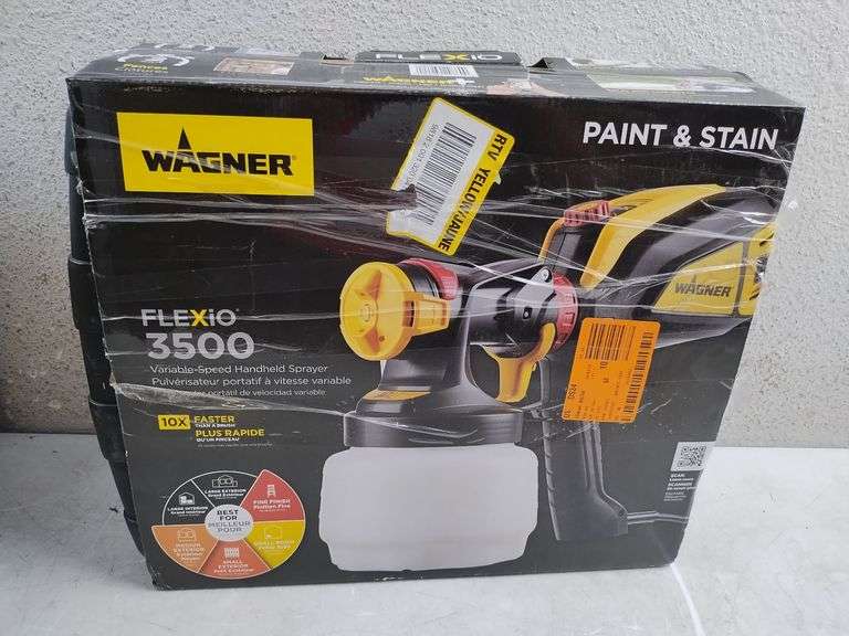 WAGNER Flexio 3500 Variable Speed Handheld Sprayer | Open Box - Rio ...