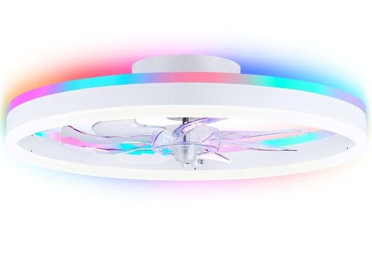 ORITHAM RBG Ceiling Fan w/Lights 20" | Open Box - Rio Grande Trade