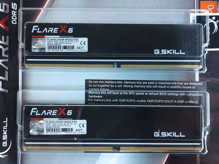 G.SKILL Flare X5 DDR5 Ram Sticks, 16gb x 2 | Like New - Rio Grande Trade