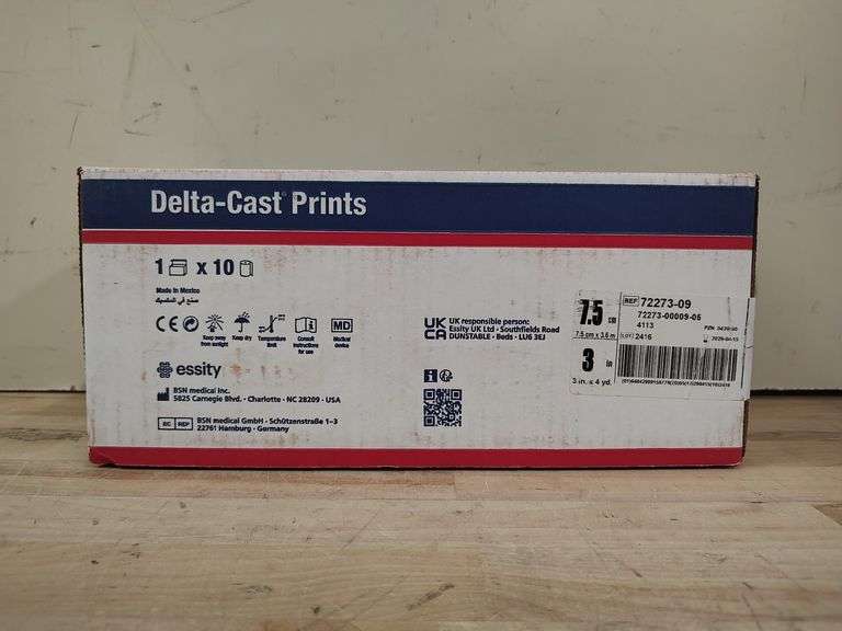 DELTA-CAST Prints: Cast Tape Pack, 10ct - 3" x 12' ea. | Like New - Rio ...