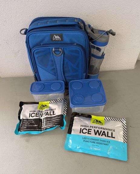 ARCTIC ZONE PRO Lunch Pack set W/ Food Containers, Ice Packs, & Water ...