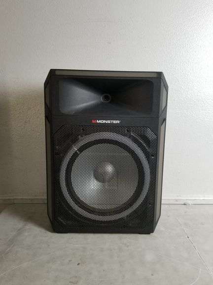 MONSTER X6 Portable Bluetooth Speaker With All-Terrain Wheels | Open ...