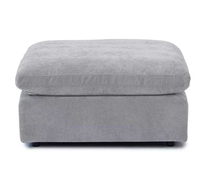 THRESHOLD Allandale Modular Sectional Ottoman Grey 38.5"W x 40"D x 17.7 ...