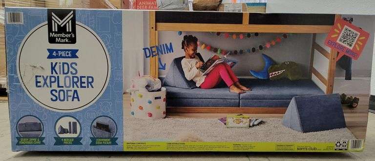 MEMBER'S MARK Kids Explorer Sofa 66x22x33" | Open Box - Rio Grande Trade