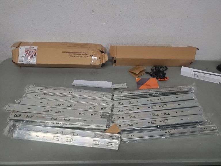 Salipt - 20 inch Soft Close Drawer Slides Set 6-Pairs [lot of 2] | Open ...