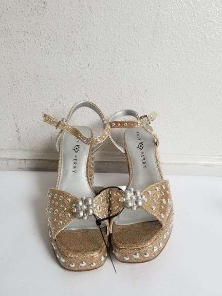 KATY PERRY The Meadow Ornament Heeled/Platform Sandals, 8.5M | Open Box ...