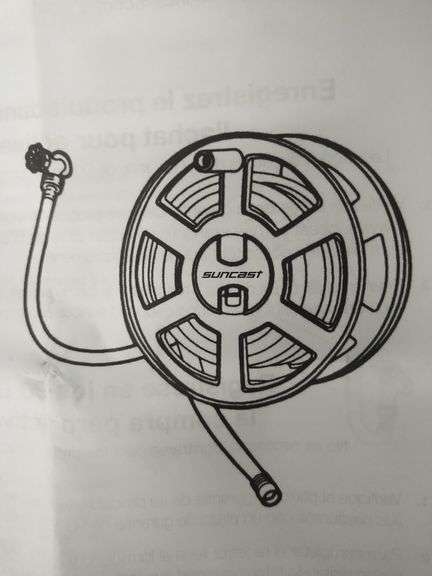 Suncast Sidewinder Wall Mount Hose Wheel | Open Box - Rio Grande Trade
