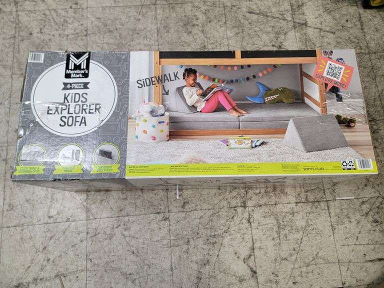 Members Mark 4-Piece Kids Explorer Sofa | Open Box - Rio Grande Trade