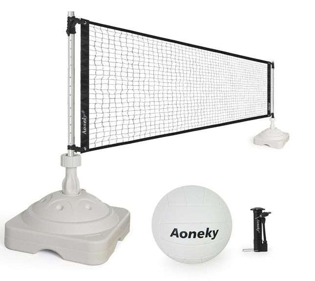 AONEKY Swimming Pool Volleyball Set 15' | Open Box - Rio Grande Trade