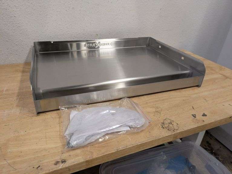 Little Griddle Universal 13 in. Stainless Steel BBQ Griddle | Open Box ...