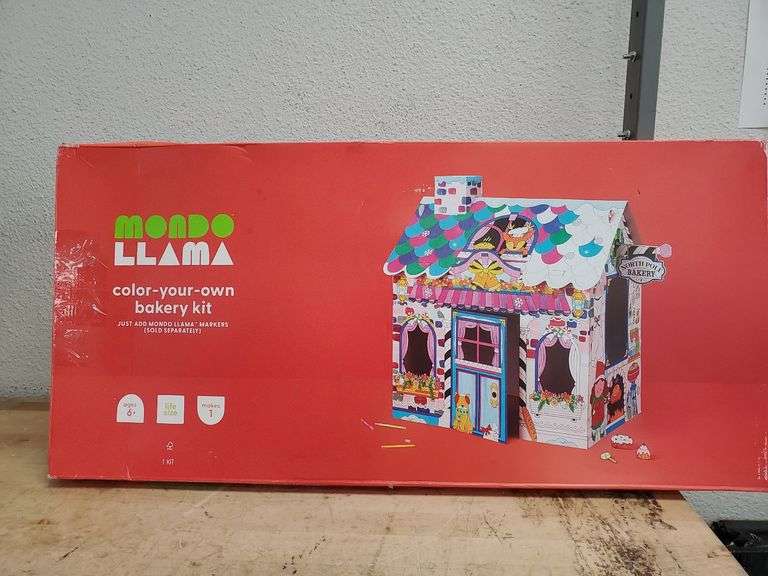 Mondo LLama Color-Your-Own-Holiday Fort Kit | Open Box - Rio Grande Trade