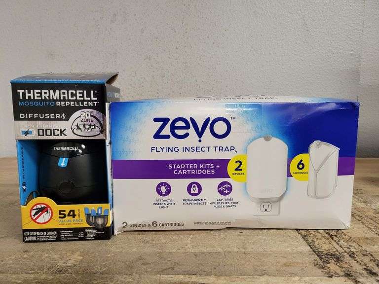 Outdoor Bundle - THERMACELL Mosquito Repellent & ZEVO Flying Insect ...