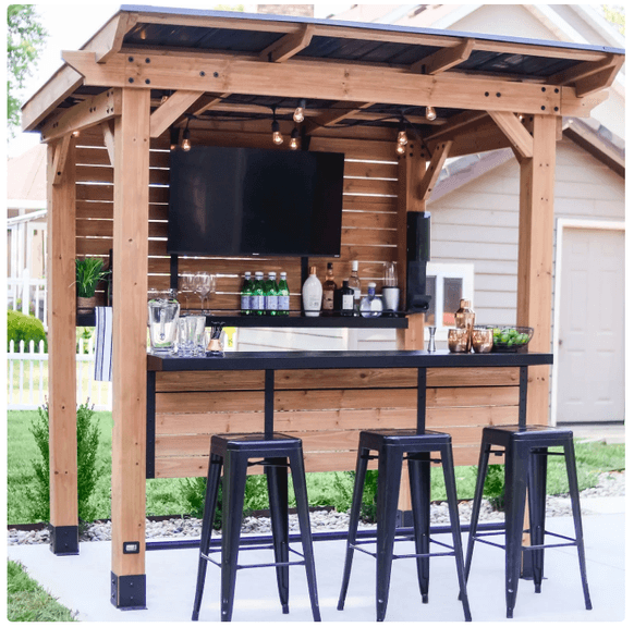 Backyard Discovery Cedar Springs Outdoor Bar | Like New - Rio Grande Trade