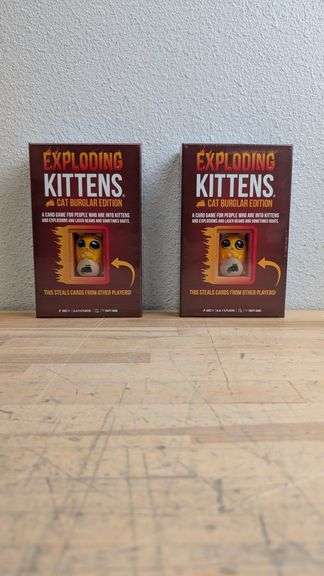 Exploding Kittens® Cat Burglar Edition Card Game Set of 2. | Open Box ...