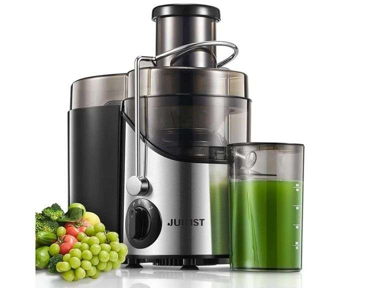 Juilist Juicer Extractor Machine Silver & Black | Open Box | (See ...