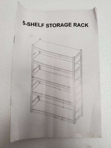 5-Shelf Steel Shelving | Open Box - Rio Grande Trade