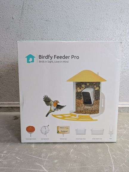 BIRDFY Feeder Pro Smart Bird Feeder With FHD Camera And Solar Panel ...