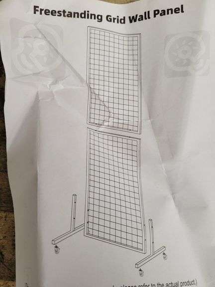 Freestanding Grid Wall Panel | Open Box | (See Condition Notes) - Rio ...