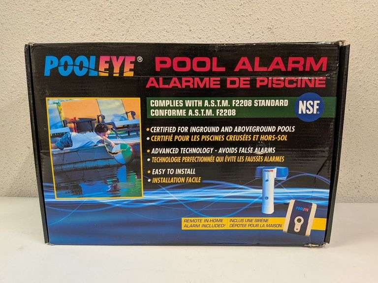 POOLEYE Pool Alarm w/Remote In-Home Alarm | Open Box | (See Condition ...