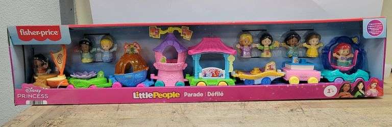 FISHER PRICE Little People Disney Princess Parade Figure & Vehicle Set ...