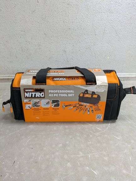 WORX NITRO Professional 42PC Tool Set | Open Box | (See Condition Notes ...