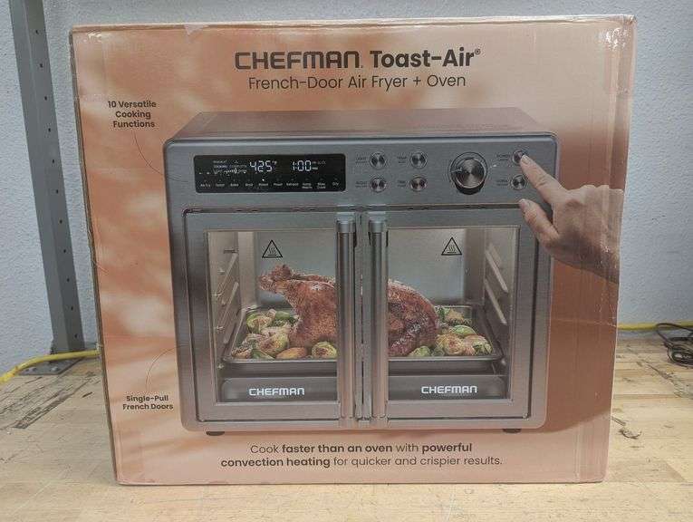 CHEFMAN Toast-Air Fryer + Oven French Door | Open Box | (See Condition ...
