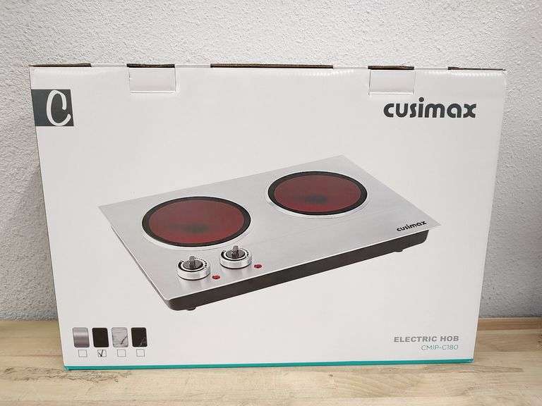 CUSIMAX Ceramic Electric Double Hot Plate | Open Box | (See Condition ...