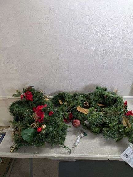 MEMBER'S MARK Pre-Lit 9FT Decorated Garland Set of Two | Open Box - Rio ...