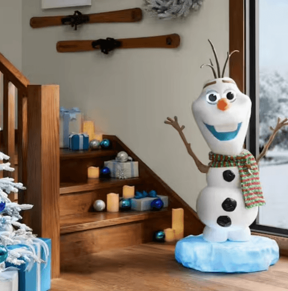 DISNEY Animated LED Olaf Deco. 4 Ft. | Like New | (See Condition Notes ...