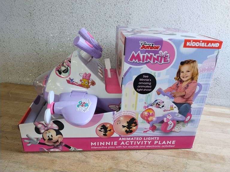 DISNEY JUNIOR Minnie Activity Plane W/Lights & Sound, 12-36mos | Open ...