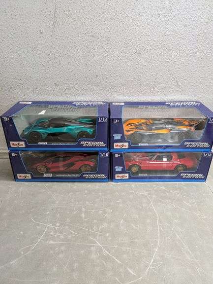 MAISTO Special Edition *1/18 Scale Die-Cast Metal Model Cars Set of 4 ...