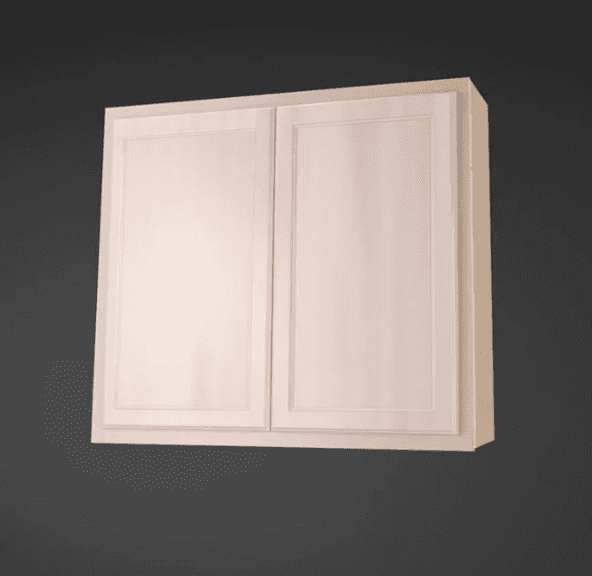 Hampton Bay 36 in. Wall Kitchen Cabinet with Recessed Panel | Open Box ...