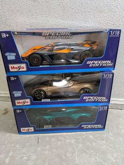MAISTO Special Edition *1/18 Scale Die-Cast Metal Model Cars Set of 3 ...