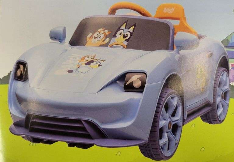 BLUEY Powered Convertible Ride-On, 12V, 45.3x25.6x19.7" | Open Box ...
