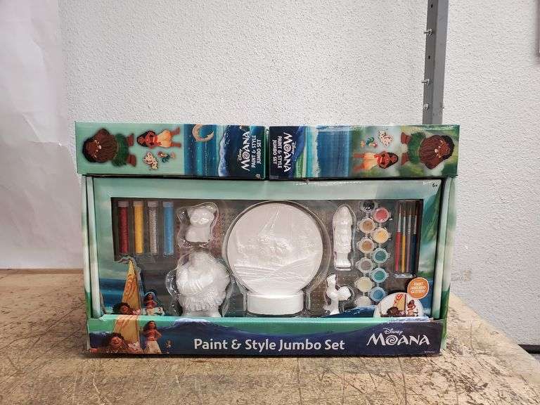 (BUNDLE) DISNEY Moana Paint and Style Jumbo Set, Set of 8 | Like New ...